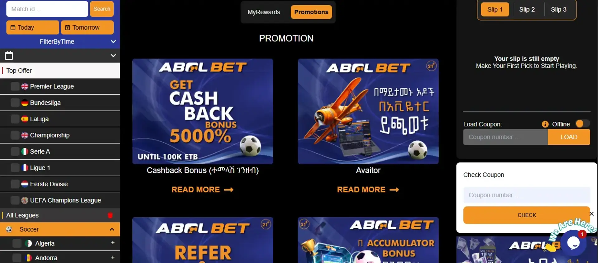 Abol Bet Review — Online Sports Betting with Odds & up to 100% Bonus