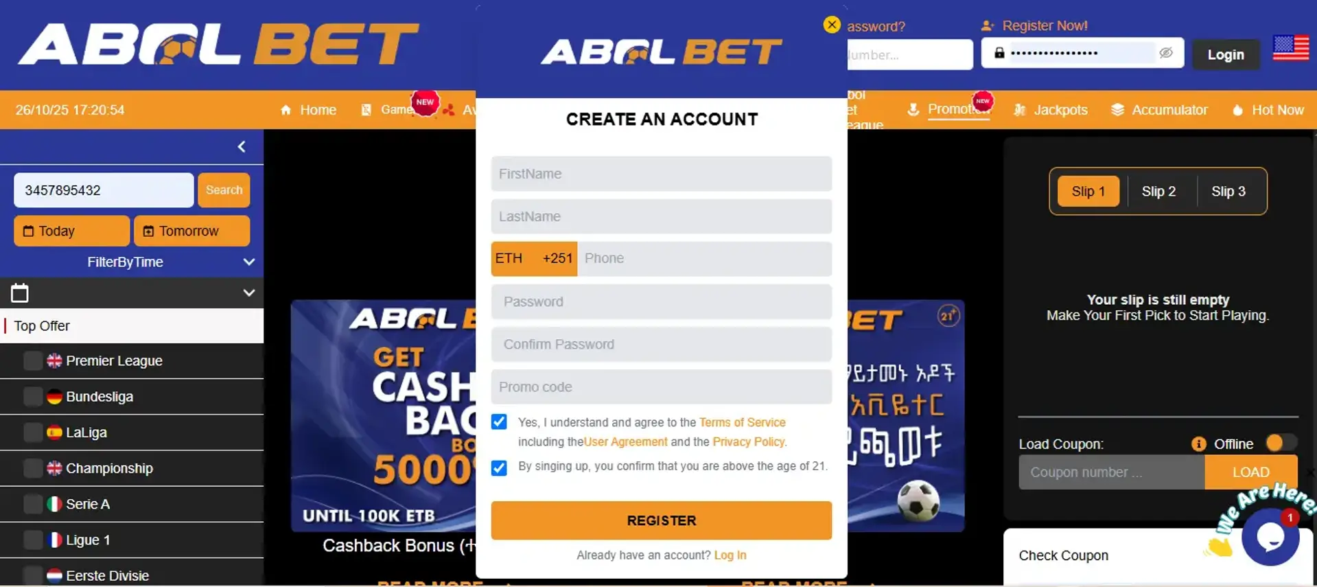 Abol Bet Review — Online Sports Betting with Odds & up to 100% Bonus
